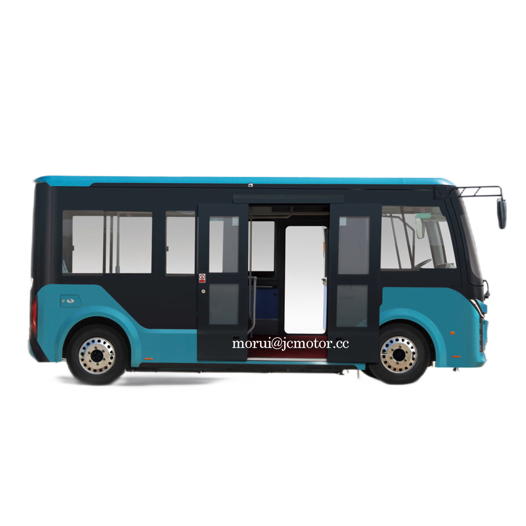 6m New Energy ZEV Electric Public Bus 16 Seats Full Load 200KM Employee ...